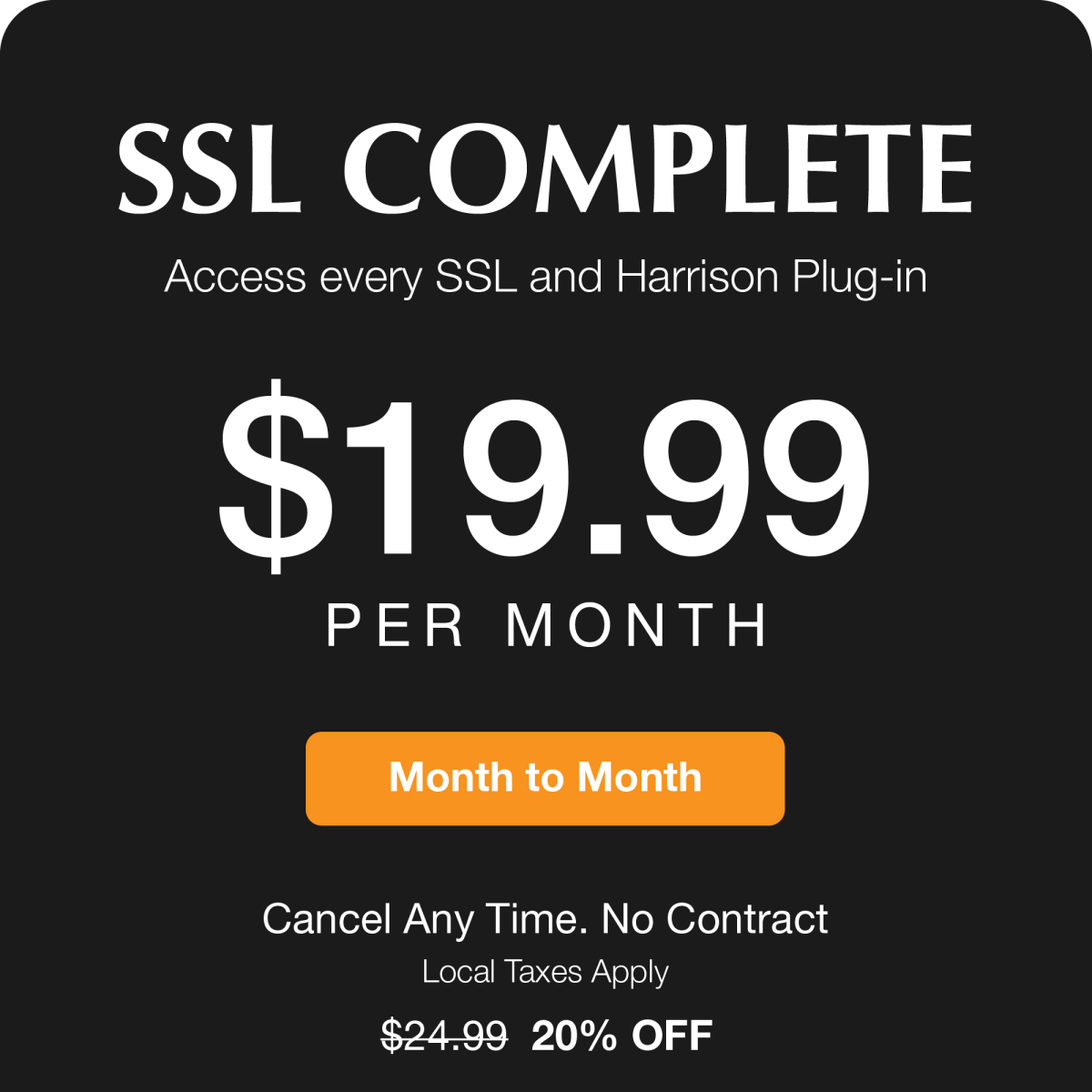 Complete Access Bundle | Solid State Logic + Harrison Audio + Slate Digital